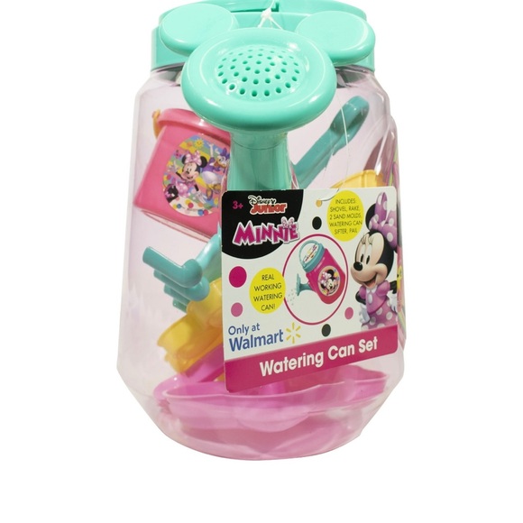 Disney | Toys | Nwt Minnie Mouse Portable Clear Plastic Beach Watering ...
